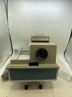 Vintage Argus 500 Electromatic Remote Automatic Slide Projector Needs ...