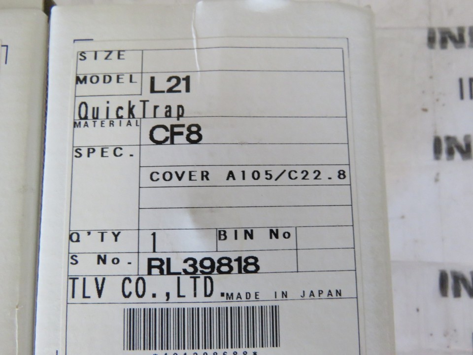 TLV F32 L21 QUICK TRAP SIZE 1/2'' STEAM TRAP NEW | eBay
