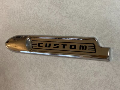 1950 FORD CUSTOM EMBLEM LH FRONT FENDER MOULDING TRIM - 0A-16189-A | eBay