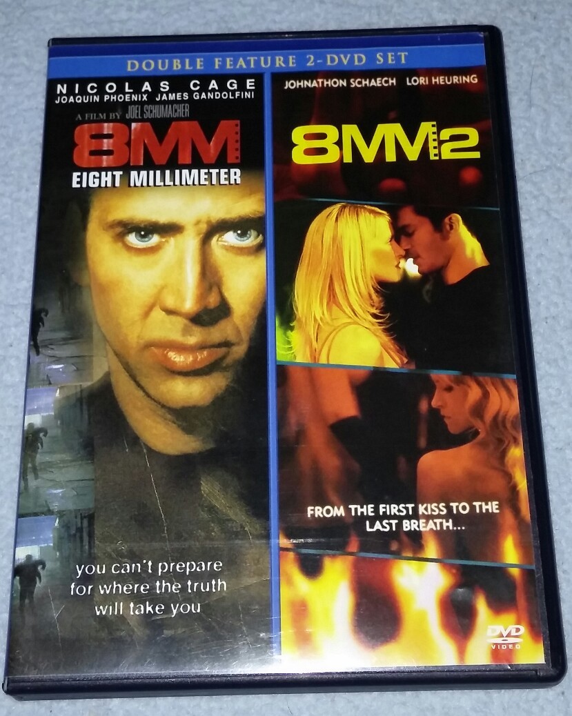 8MM 8MM 2 DVD Double Feature RARE oop Nicolas Cage | eBay