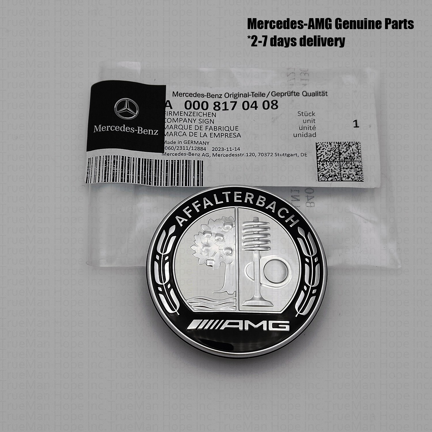 Genuine Mercedes-AMG Affalterbach 232 Front Bumper Emblem / Badge ...