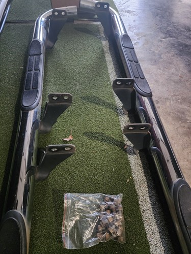 2003-2009 HUMMER H2 LEFT & RIGHT SIDE RUNNING BOARD STEP NERF BAR ...