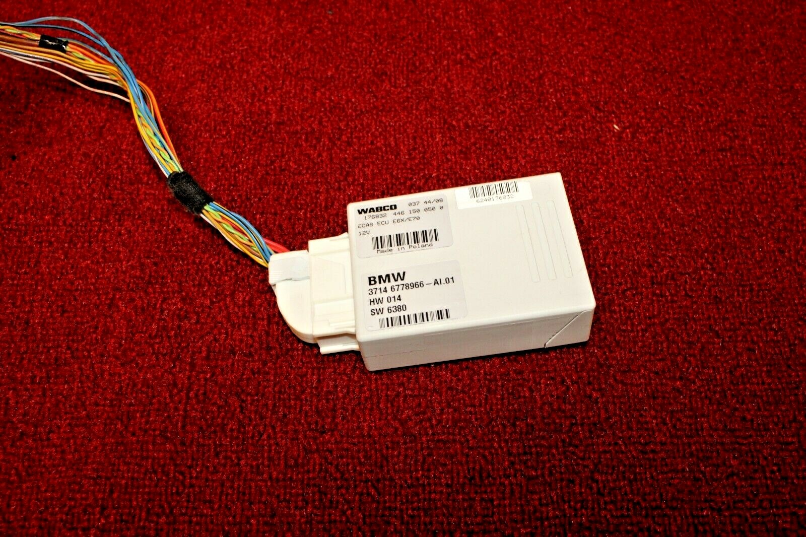 Air Suspension Control Unit ECAS ECU OEM 07-13 BMW E70 E71 X5 X6 ...