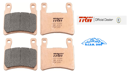 Set 4 Beläge Bremse TRW Sint Vorne Honda 400 CB Sf Super Four 2000-2005 ...