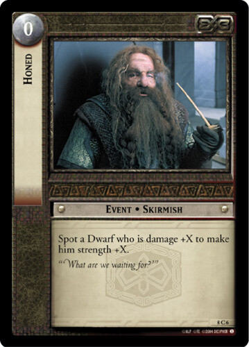 LOTR: Honed [Ungraded] Siege of Gondor Lord of the Rings TCG Decipher ...