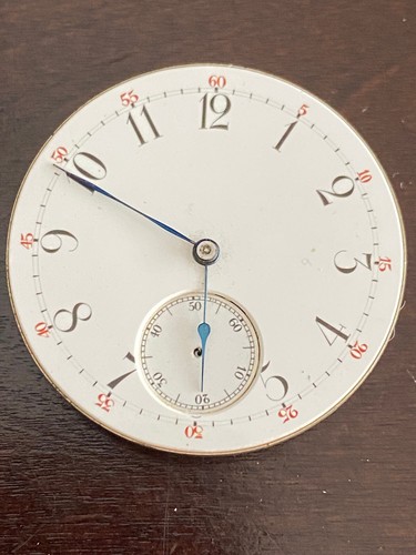 VINTAGE 38.4MM C.H.MEYLAN POCKET WATCH MOVEMENT,RUNS EX. FACE DOWN ...