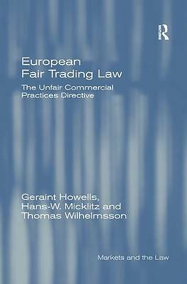 European Fair Trading Law : The Unfair Commercial Practices Directive ...