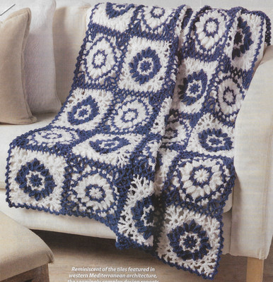 Moroccan Tiles Afghan crochet pattern instructions | eBay
