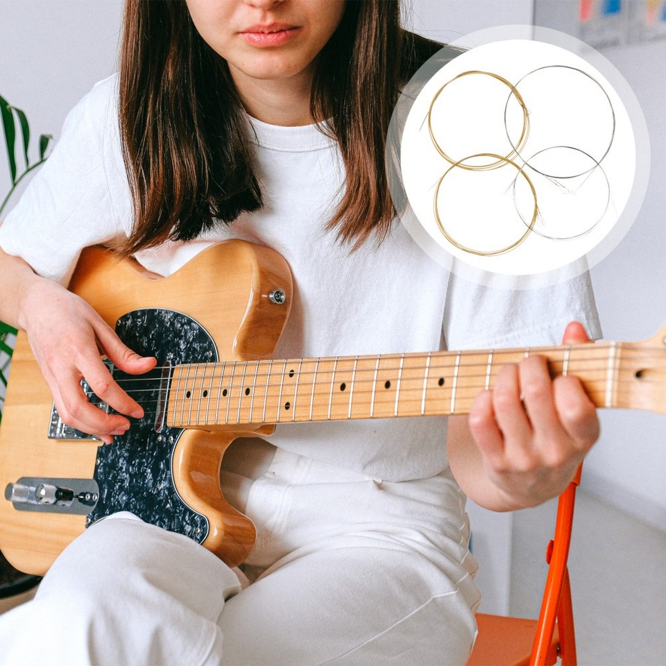 4pcs Banjo Mandolin Strings Acoustic Guitar Strings Electric | eBay ...