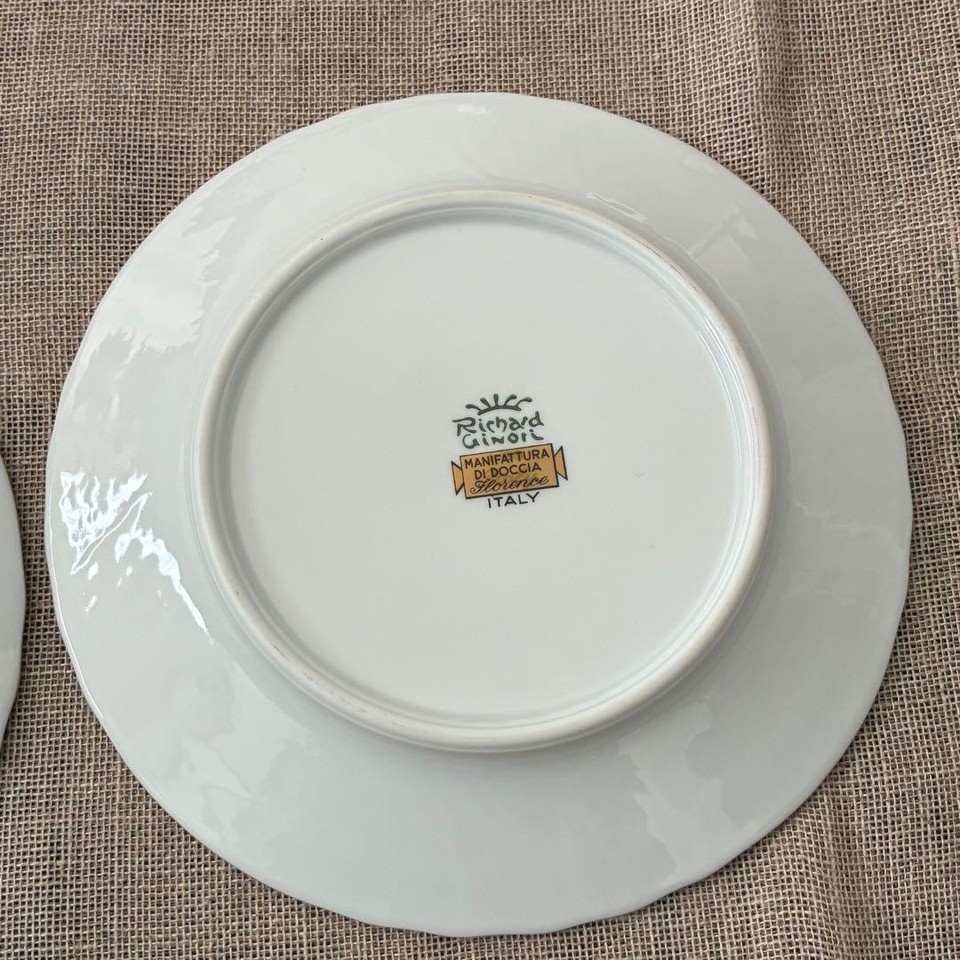 [Excellent] Richard Ginori Perugia Vecchio Fruit 17cm Plates (2 plates ...