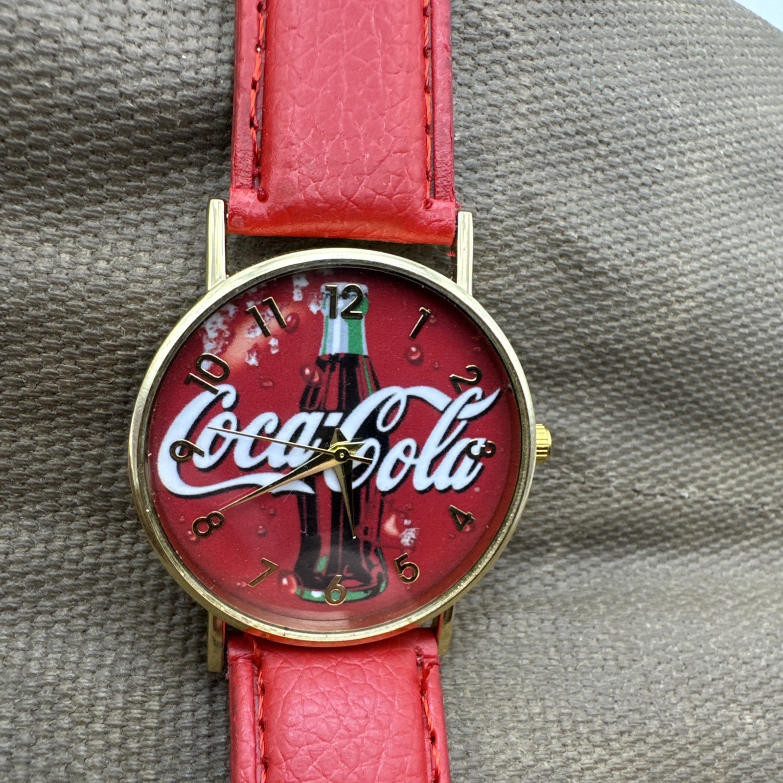 Vintage Coca Cola Quartz Collectible Watch Running Ke… - Gem