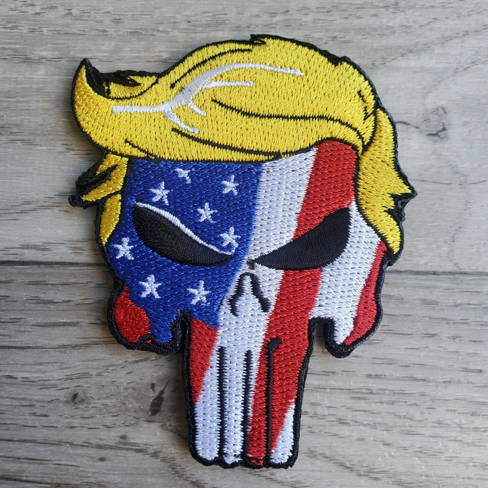 TRUMP PUNISHER - FLAG - Tactical Morale Patch Hook and Loop | eBay