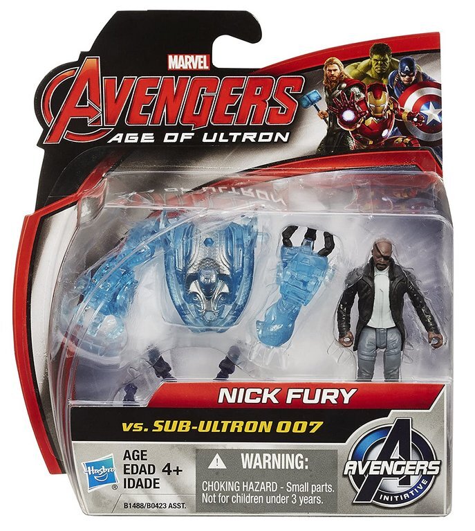 Marvel Avengers Age of Ultron Nick Fury Vs. Sub-Ultron 007 2.5-inch ...