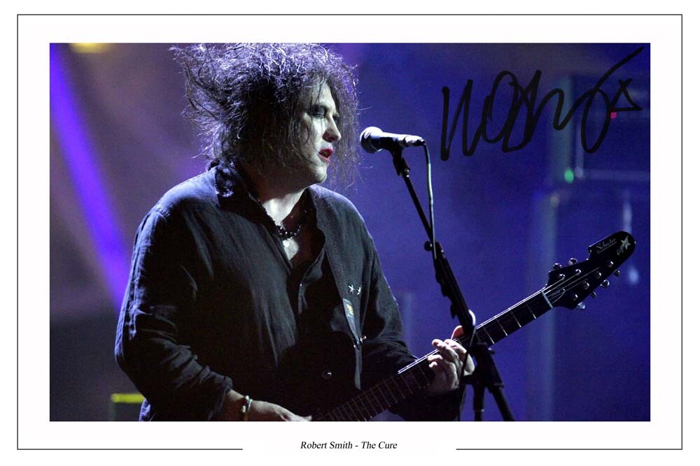 ROBERT SMITH SIGNED PHOTO PRINT AUTOGRAPH MUSIC THE CURE | eBay