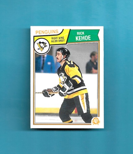1983-84 O-PEE-CHEE OPC Card # 282 RICK KEHOE PITTSBURGH PENGUINS SHARP ...