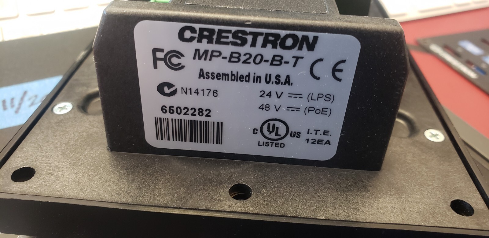 Crestron MP-B20-B-T Media Presentation Button Panel BLACK ( C1-5B) | eBay