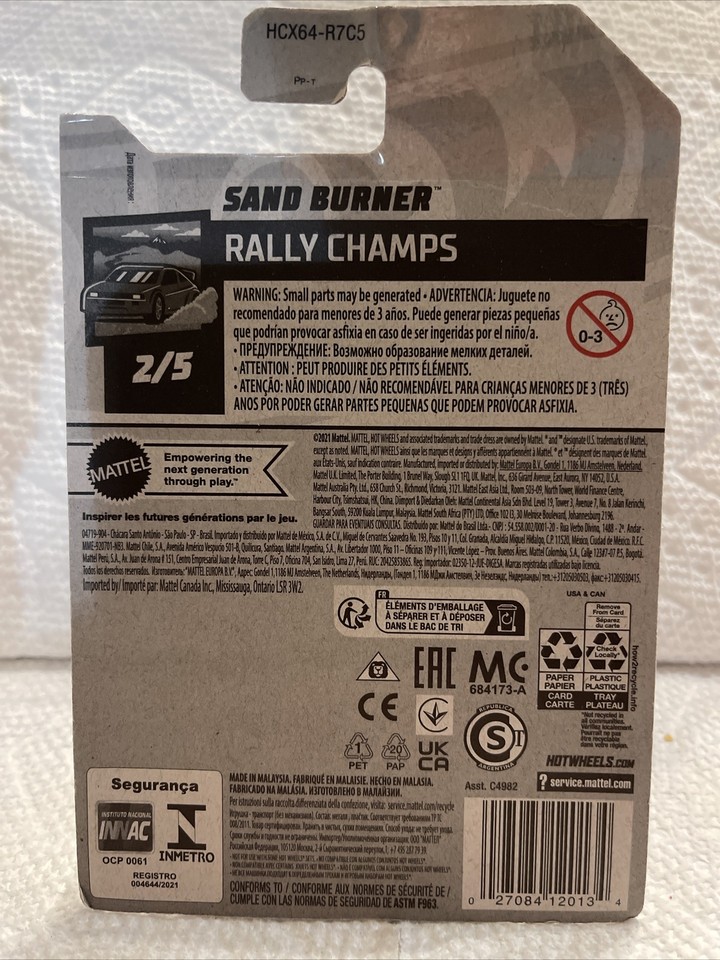 Hot Wheels 2022 Red Sand Burner HW Rally Champs Mattel Toy Car | eBay