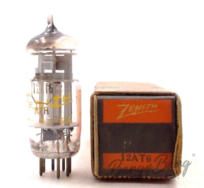 Zenith 12AT6/HBC90/12DT1 Double Diode Triode Audio Frequency Audio ...