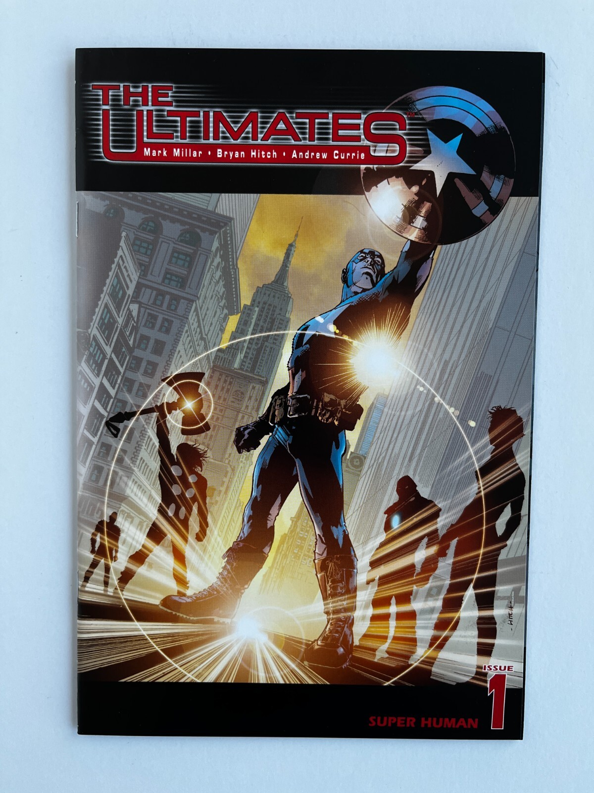 The Ultimates #1 Super-Human Mark Millar Captain America Wrap-around ...