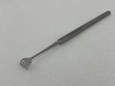 STORZ N4772 Coleman Retractor Sharp 7mm Width 13cm Length 4 Prong Rake ...