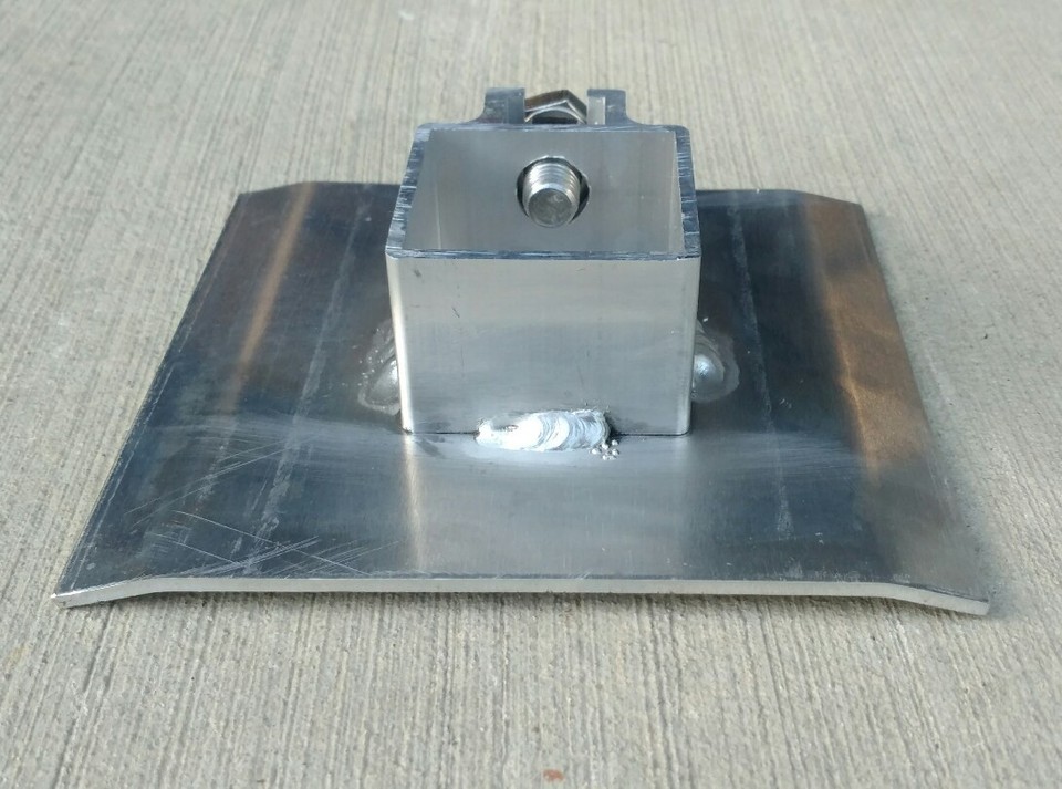 Boat Dock Mud Foot Aluminum Dock Parts Foot Pad | eBay