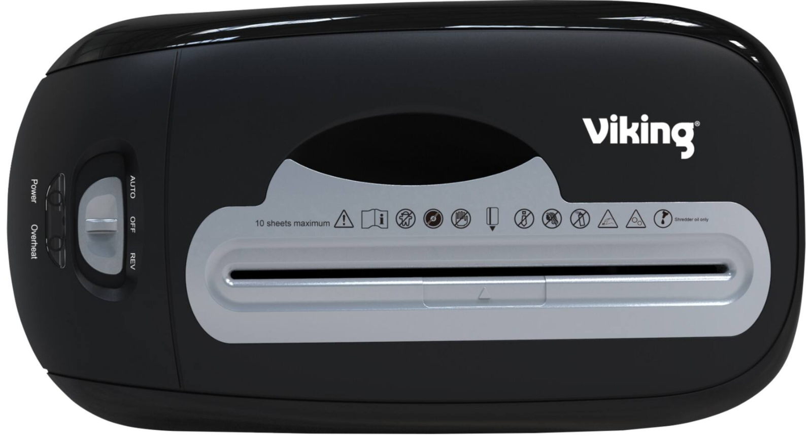 Viking Shredder Cross Cut Security Level P-4 10 Sheets OS1006C OPEN BOX ...