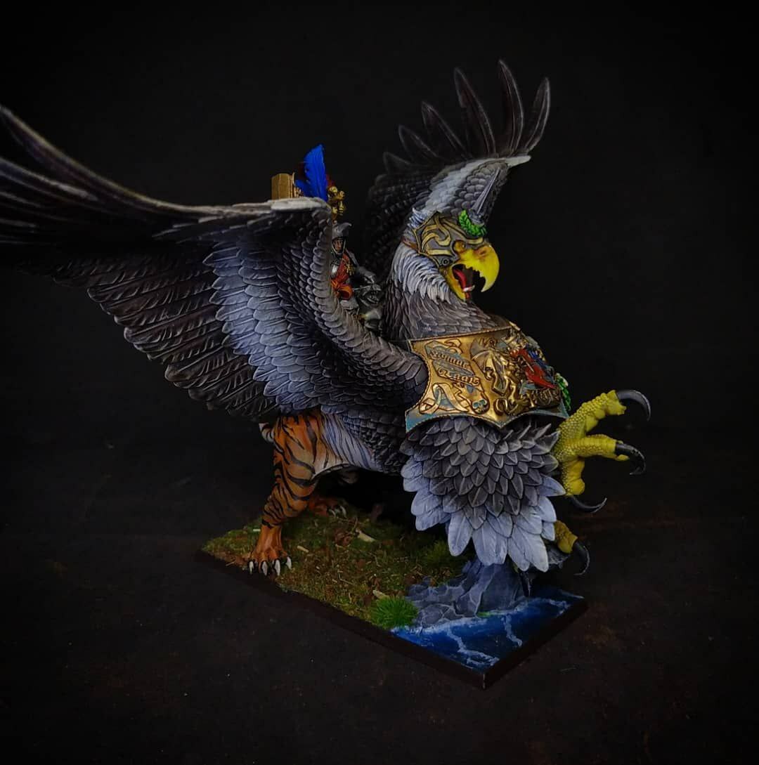 General of the Empire on Imperial Griffon painted Warhammer The Old ...
