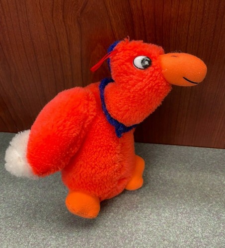 Vintage Nanco 7" Orange Vulture Stuffed Plush - Buzzard Bird - Hard ...