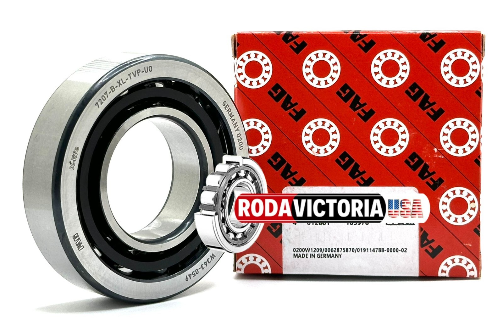 FAG 7207 B XL JP UA ANGULAR CONTACT BALL BEARING 35x72x17mm | eBay