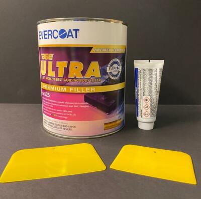 EVERCOAT RAGE ULTRA 125 WORLD'S BEST SANDING BODY FILLER + HARDENER ...
