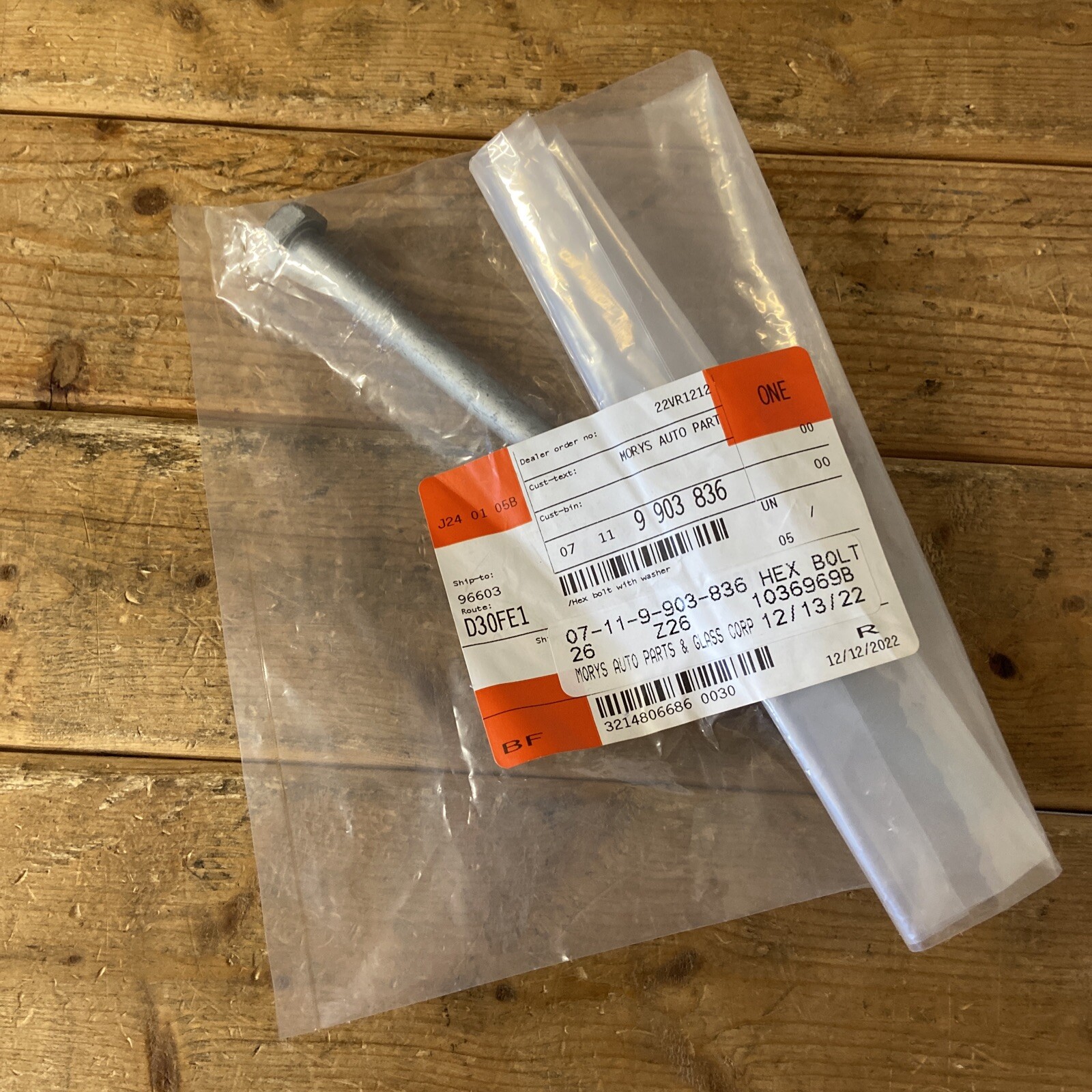 00-19 BMW X5 X5M X6 X6M NEW GENUINE HEX BOLT WITH WASHER (M12X1.5 ...