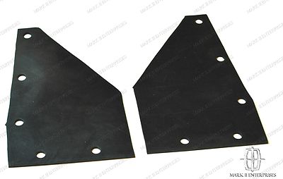 1956-57 Continental Mark II Rubber Mudguard Below Rear Bumper Pair FREE ...