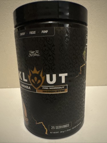 Klout Mamba Pre-Workout High Stim Sour Paradise 11.99 Oz 25 Servings B ...