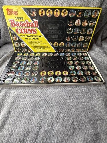 Topps 1989 Baseball Coins Complete Set Of Trading Card Coins - 60 Piece ...