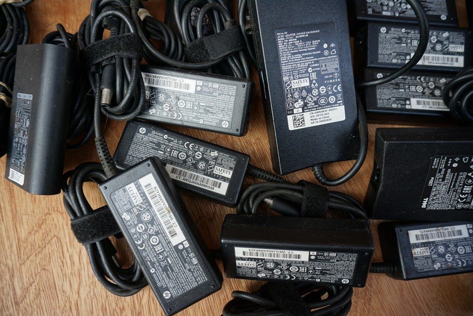 Laptop Power Supply Charger Adapter Bundle Job Lot, Dell & HP | eBay UK