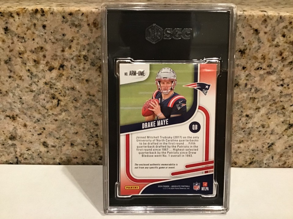 2024 PANINI ABSOLUTE -ABSOLUTE ROOKIE MATERIALS DRAKE MAYE #ARM-DME | eBay