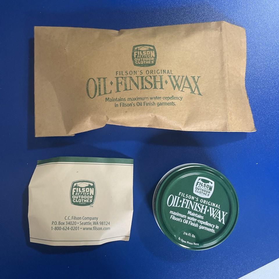 Filson Oil Finish Wax With Original Packaging Unopened Tin | eBay