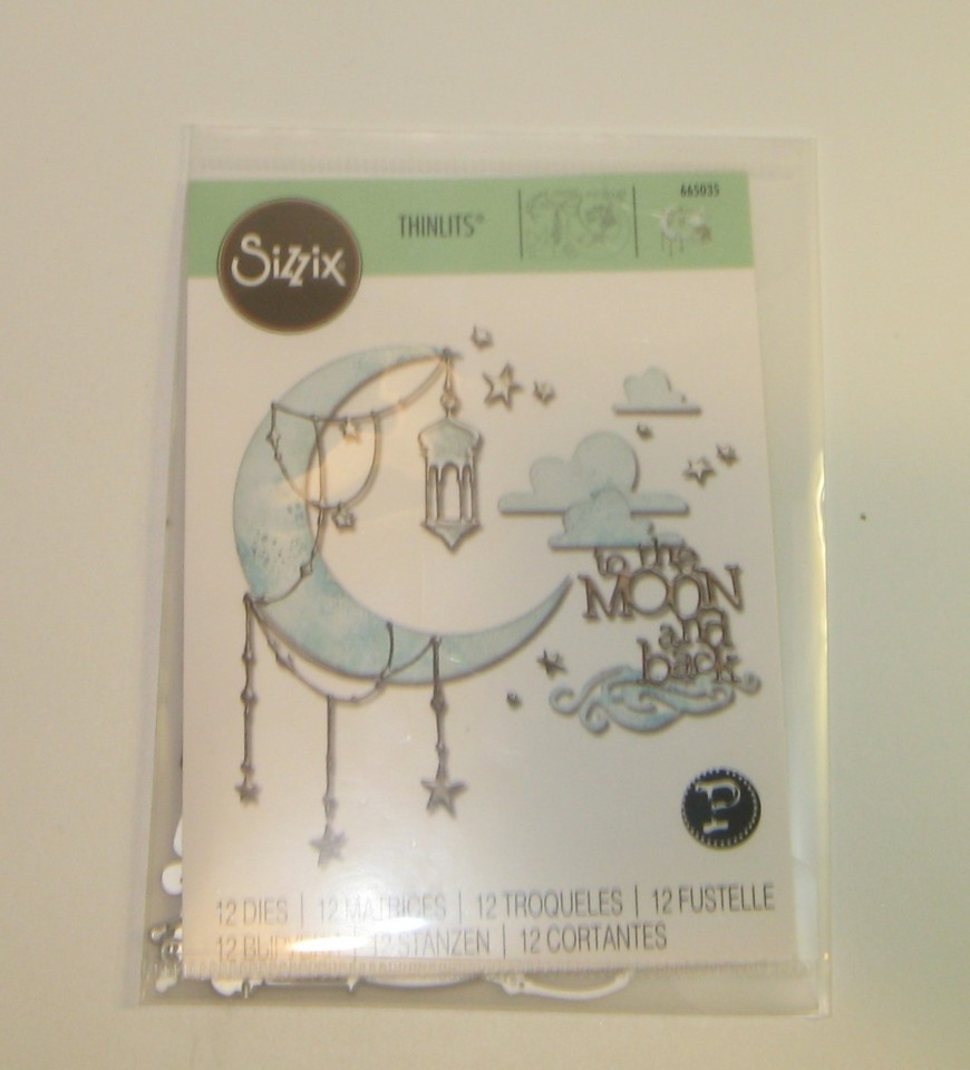 TIM HOLTZ SIZZIX 665035 THINLITS TO THE MOON AND BACK DIE SET | eBay