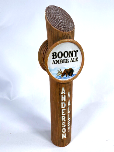 BOONT AMBER ALE - 10.5" beer tap handle ANDERSON VALLEY BREWERY ...