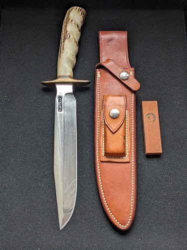 Very Rare Used Antler/Stag Randall Made Knives Model 1-8 With Finger ...
