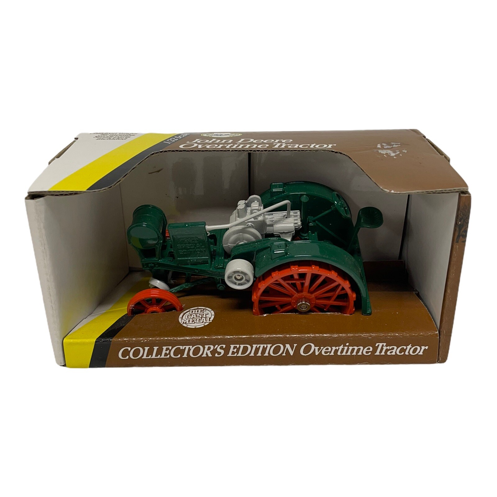 Ertl John Deere Overtime Tractor #5607 1/32 Scale Farm Toy Collector’s ...