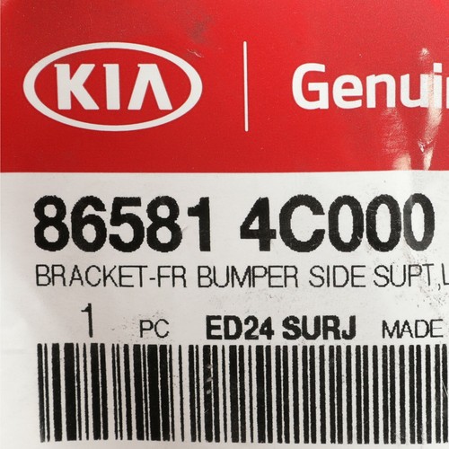 OEM NEW 12-13 Kia Optima Left Hand Bracket Front Bumper Side Support ...