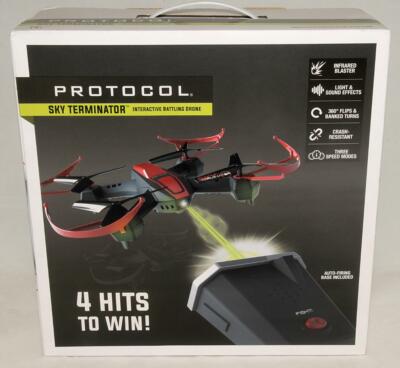 Protocol ~ Sky Terminator - INTERACTIVE BATTLING DRONE *BRAND NEW ...