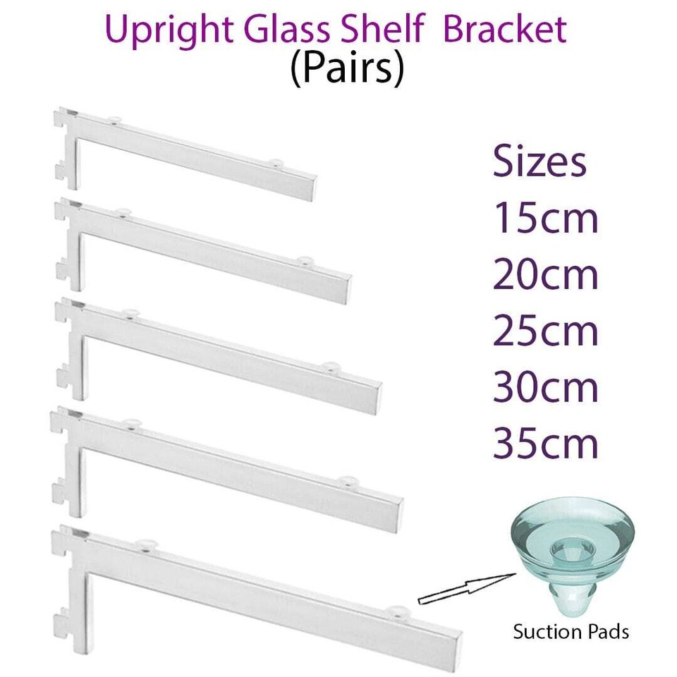 Clear Tempered Glass Shelf Panel Storage Sheet Shelving Display ...