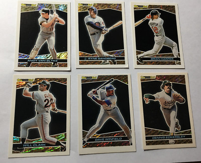 1993 Topps Black Gold (Lot of 6) Will Clark,Eck,Winfield etc. | eBay