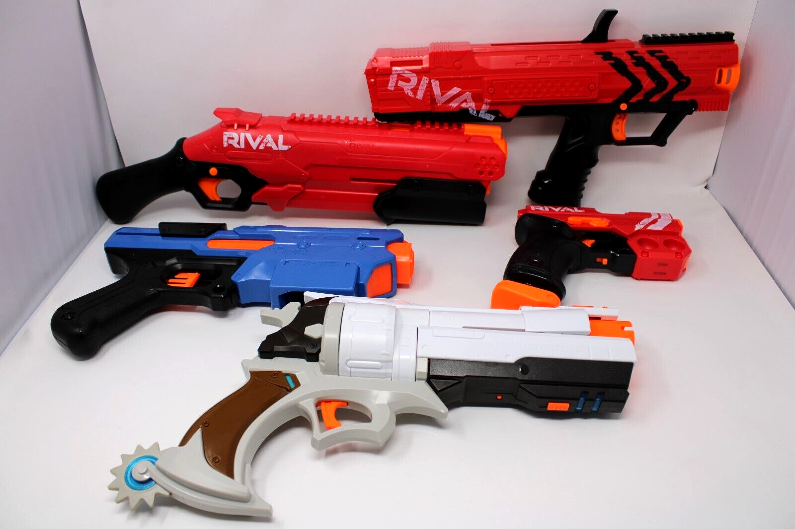 Nerf Rival Gun Lot of 5 Blasters McCree Takedown Apollo Finisher ...