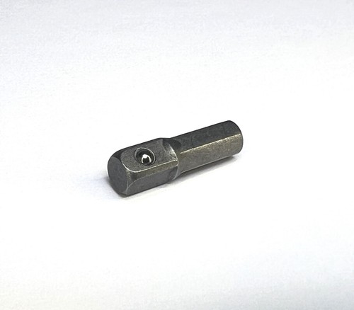 2PC 1/4" Hex Male to 1/4" Square Drive Male Drill Adapter Coupler ...