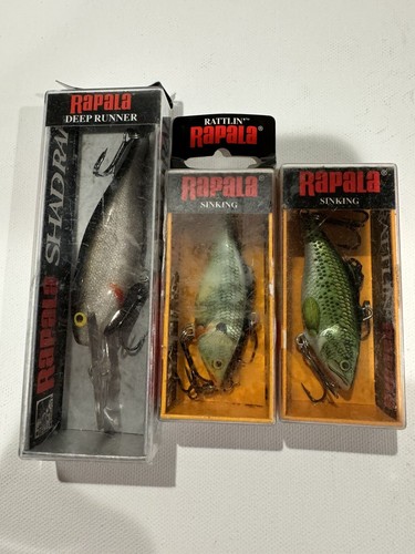 Rapata Fishing Lures 1x Shadrap 2x Rattlin | eBay