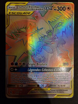Cartes Pokémon Sulfura électhor Et Artikodin Gx Escquade Ebay