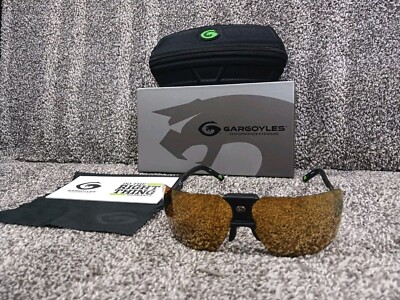 New Gargoyles Sunglasses "85s" Gold-Bronze Lens/Black Frame ~ Arnold ...